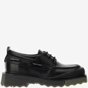 Off-White Flat Shoes Nero