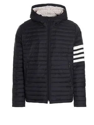 Thom Browne '4 Bar' Down Jacket - Blue