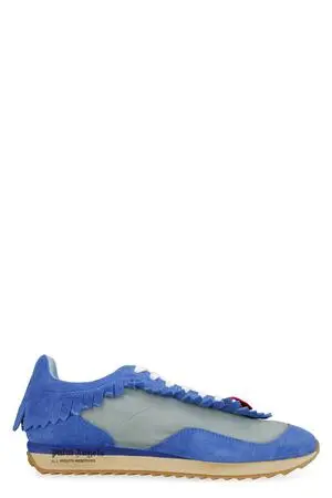 Palm Angels Fringed Low-top Sneakers - Blue