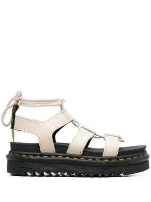 Dr. Martens Nartilla Leather Sandals Beige