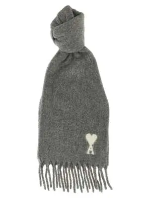 Ami De Coeur' Scarf - Gray