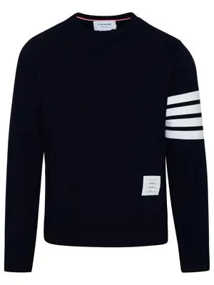 Thom Browne 4 Bar Sweatshirt - Navy