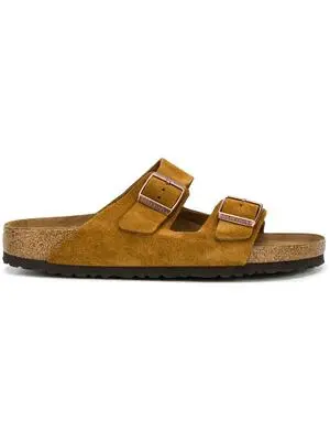 BIRKENSTOCK Boston Shearling Slippers - Leather Brown