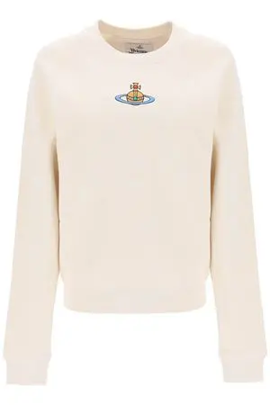 VIVIENNE WESTWOOD Organic Cotton Sweatshirt Beige