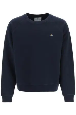 VIVIENNE WESTWOOD Organic Cotton Sweatshirt Blue