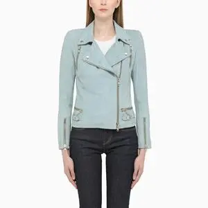 SWORD 6644 Swd By S.w.o.r.d. Biker Jacket - Light Blue