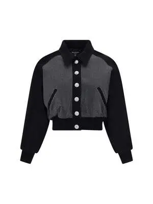 Balmain Jackets - Noir/crystal