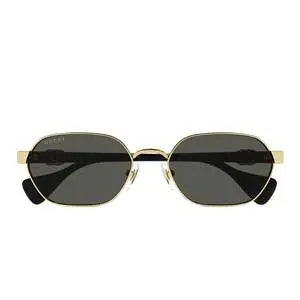 Gucci Irregular Sunglasses - Gold