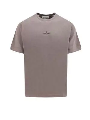 Stone Island Cotton Crew-neck T-shirt - Grey