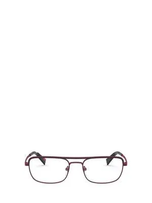 ALAIN MIKLI Cat-Eye Eyeglasses Matte Black / Burgundy