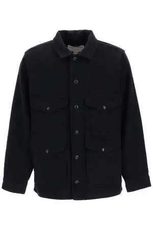 Filson Mackinaw Wool Cruiser Jacket Blue