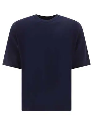 ROBERTO COLLINA Ribbed T-shirt Blue