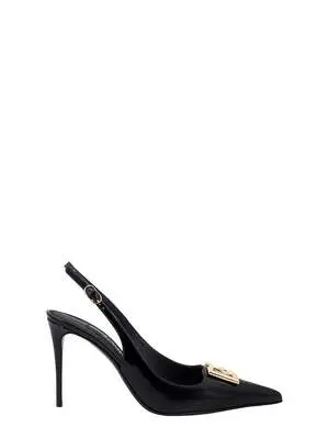 Dolce & Gabbana - Leather Slingback Pumps