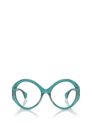 ALAIN MIKLI Butterfly Sunglasses - Transparent Teal