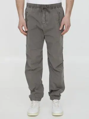 JAMES PERSE Cotton Cargo Pants - Grey