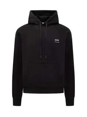 AMI Paris " De Coeur" Hoodie - Black