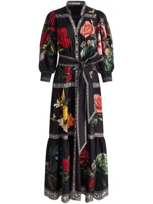 Alice + Olivia Alice + Olivia Printed Maxi Dress - Multicolour