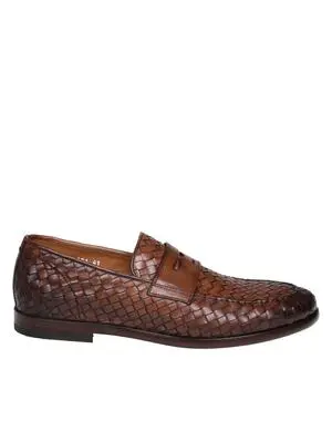 DOUCAL'S Loafer In Woven Leather