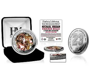 HIGHLAND MINT Michael Jordan 6-time Nba Champio N Silver Coin - One-color