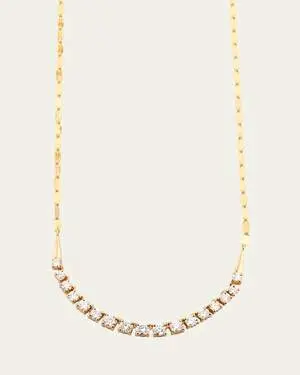 Lana Jewelry 14k Yellow Diamond Tennis Necklace - Gold