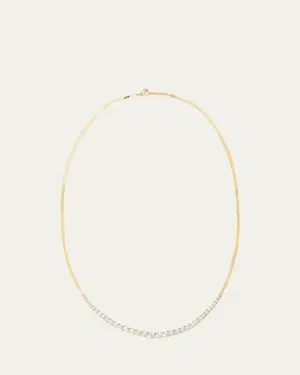 Lana Jewelry 14k Yellow Diamond Tennis Necklace - Yg