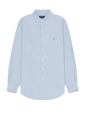 Polo Ralph Lauren Long Sleeve Oxford Sport Shirt - Blue