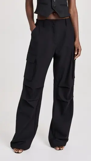 Coperni Tailored Wide Leg Cargo Pants