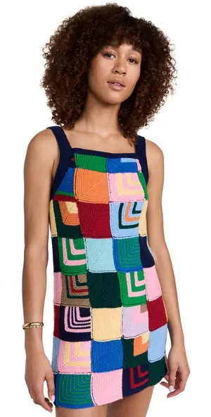 RE/DONE Patchwork Dress