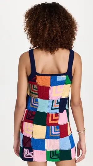 RE/DONE Patchwork Dress