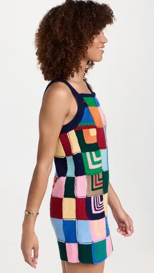 RE/DONE Patchwork Dress