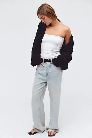 Free People Shrug It Off Sweatshirt - Black