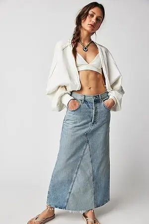 Free People Free People Shrug It Off Sweatshirt White