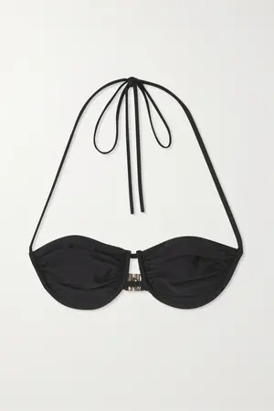 ISA BOULDER Finder Ruched Bikini Top