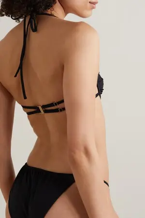 ISA BOULDER Finder Ruched Bikini Top