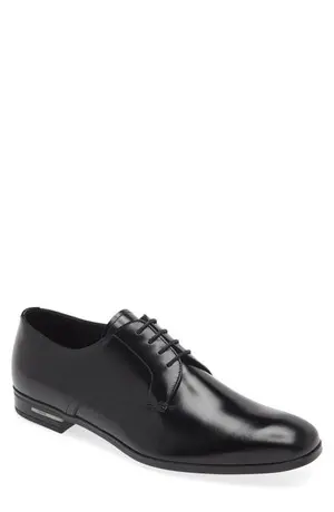 Prada Spazzolato Leather Derby