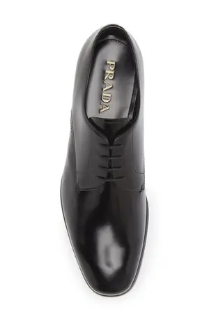 Prada Spazzolato Leather Derby