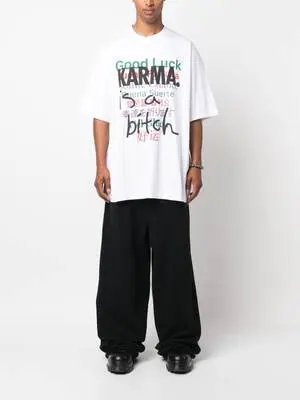 Vetements Wide-leg Cotton Trousers