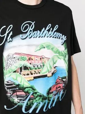 Amiri Graphic-print Cotton T-shirt