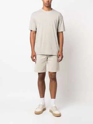 TEN C Logo-patch Cotton T-shirt