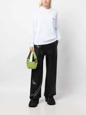 MSGM Logo-embroidery Cotton Sweatshirt