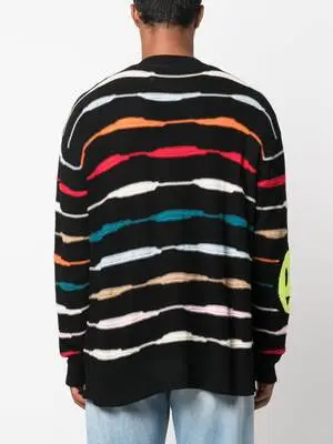 BARROW Striped V-neck Cardigan