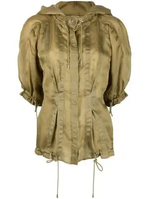 Alberta Ferretti Striped Fitted Jacket