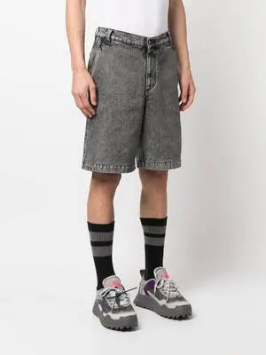 A-COLD-WALL* Faded Denim Shorts - Black