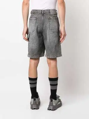 A-COLD-WALL* Faded Denim Shorts - Black