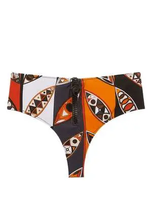 Emilio Pucci Graphic-print Bikini Bottom - Multicolour