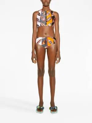 Emilio Pucci Graphic-print Bikini Bottom