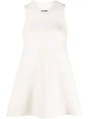 JIL SANDER Cropped Sleeveless Blouse