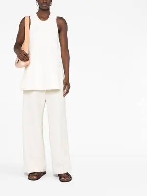 JIL SANDER Cropped Sleeveless Blouse