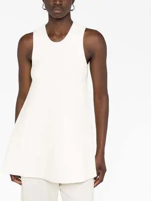JIL SANDER Cropped Sleeveless Blouse