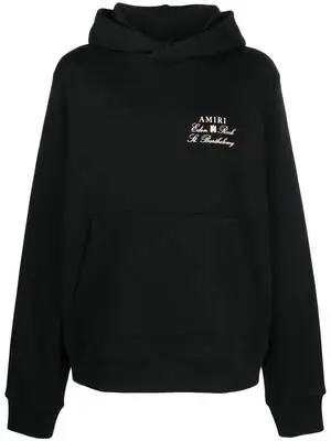 Amiri Logo-print Cotton Hoodie